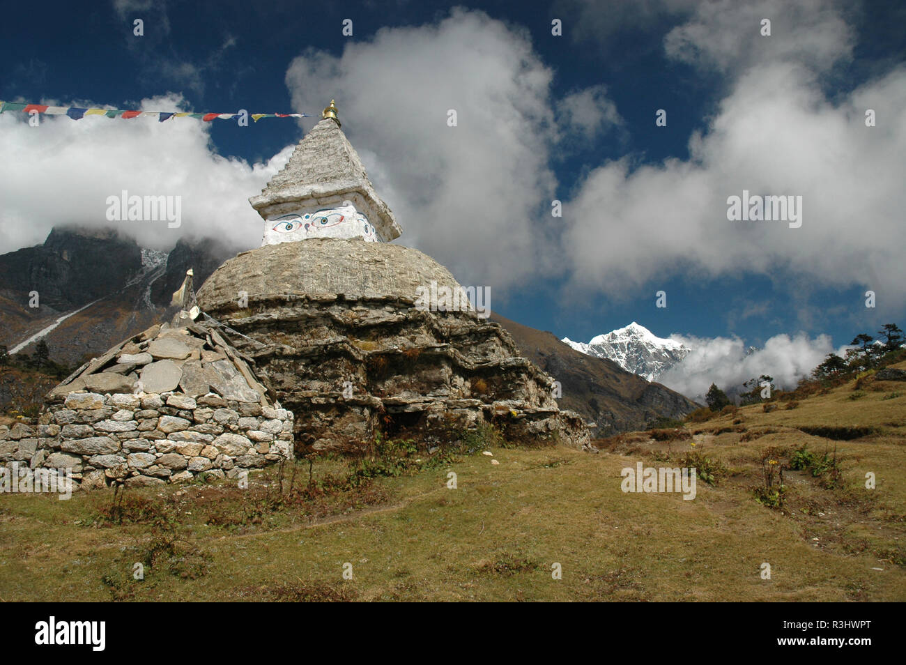 chorte in the mountains of the himalayas,nepal Stock Photo - Alamy
