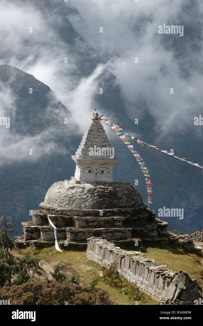 chorte in the mountains of the himalayas,nepal Stock Photo - Alamy