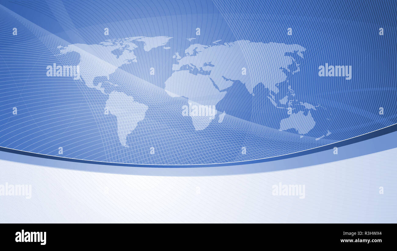 abstract background with world map,blue Stock Photo - Alamy