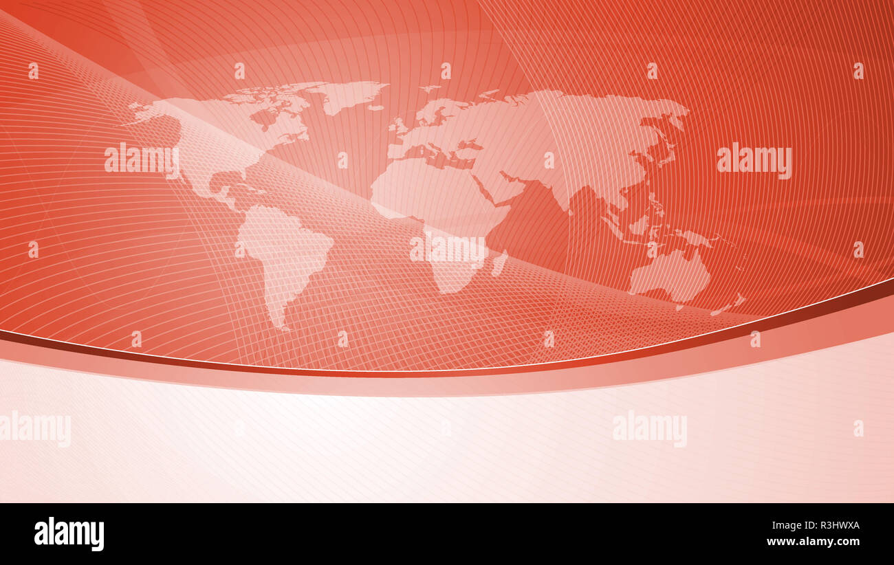 abstract background with world map,red Stock Photo - Alamy