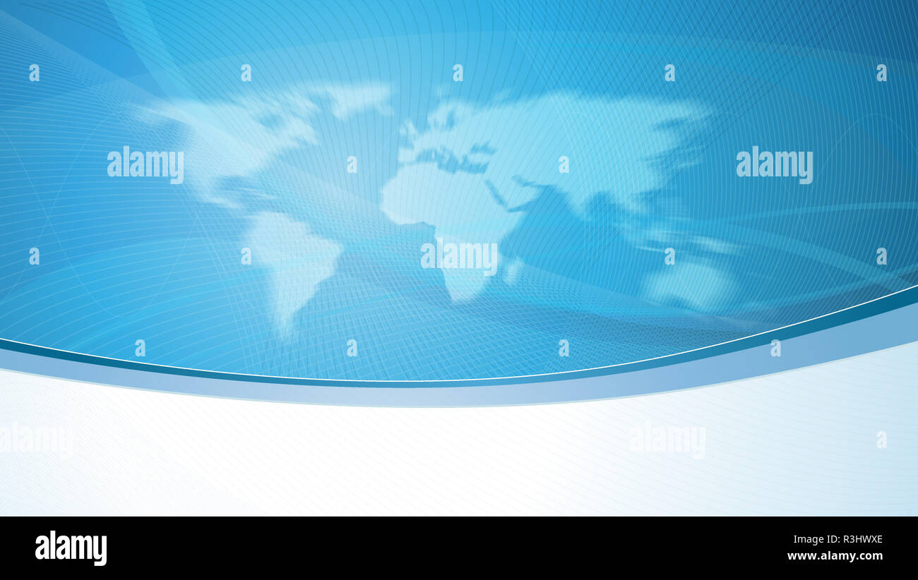 abstract background with world map,blue Stock Photo - Alamy