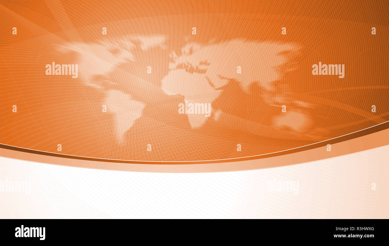 abstract background with world map,orange Stock Photo - Alamy