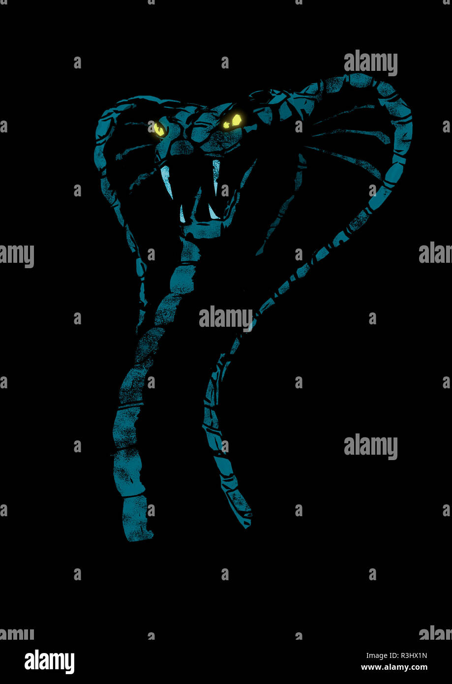 Snake bite cartoon hi-res stock photography and images - Alamy