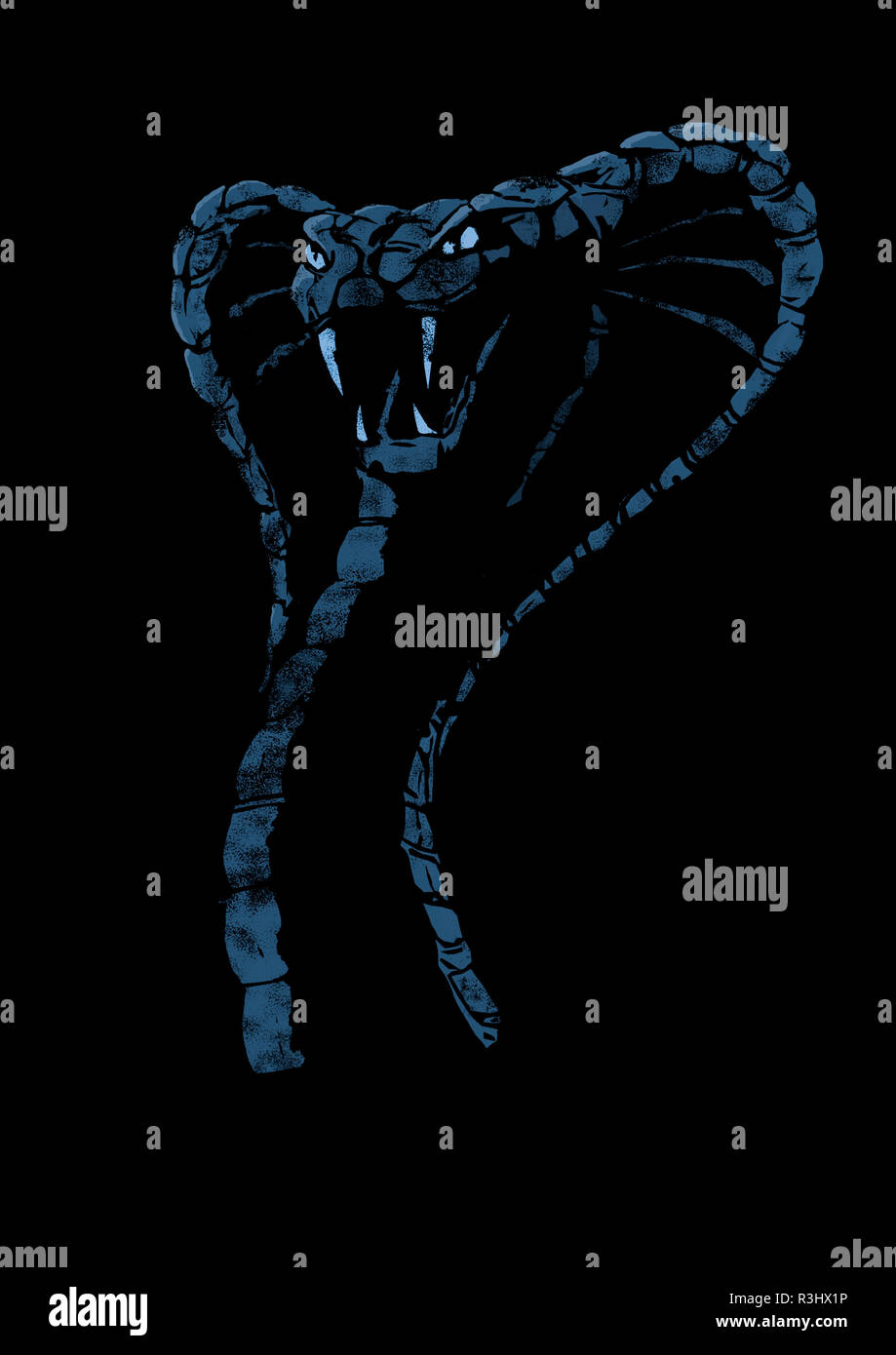 Snake bite cartoon hi-res stock photography and images - Alamy