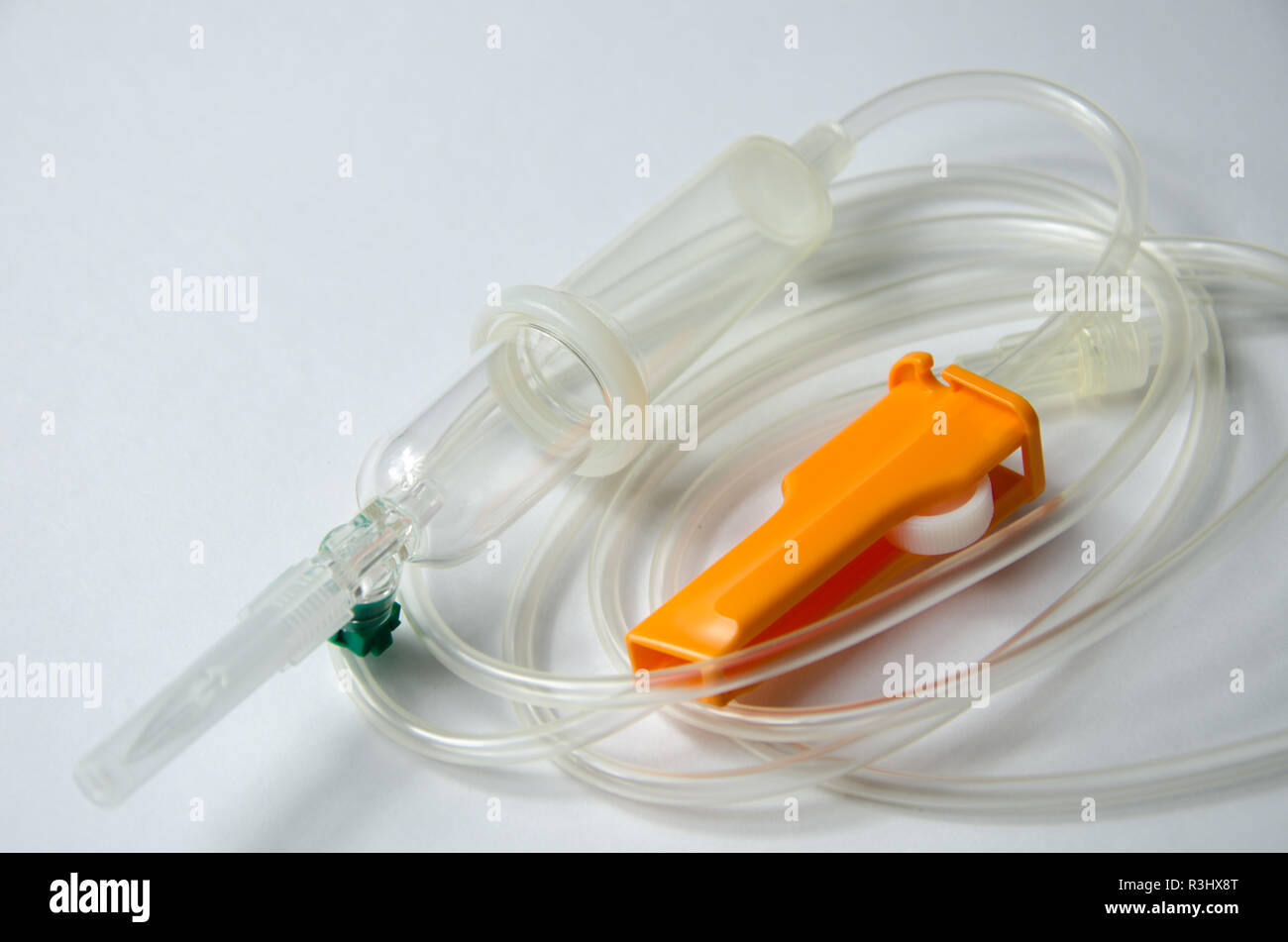 Medical syringe infusion set health hi-res stock photography and images ...