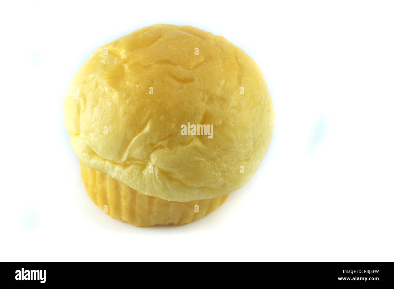 Cup Cake isolated / round bread of plain muffins style cake for snack ...