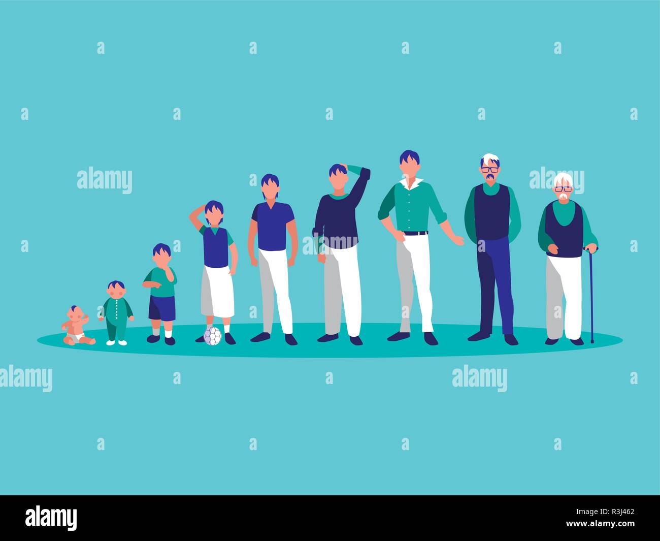 Social Family Group Stock Vector Images - Alamy