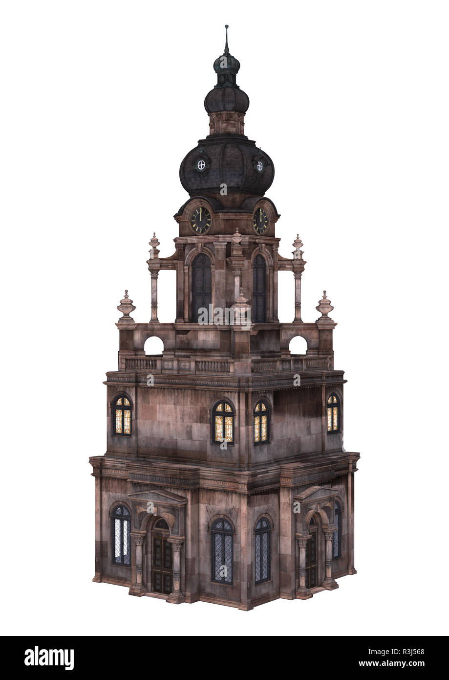 Baroque dome baroque architecture Cut Out Stock Images & Pictures - Alamy