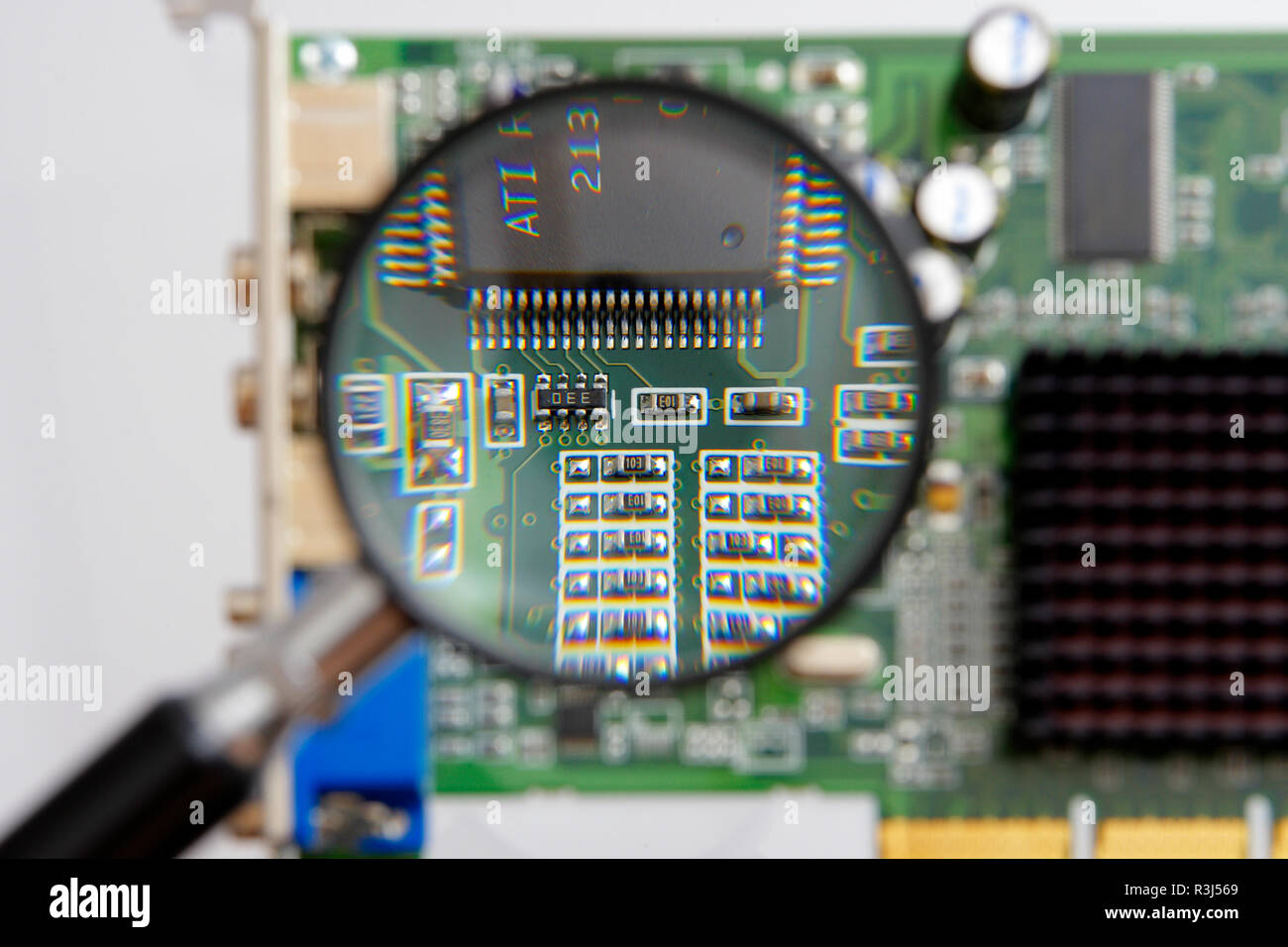 Quality check, magnifier hi-res stock photography and images - Alamy