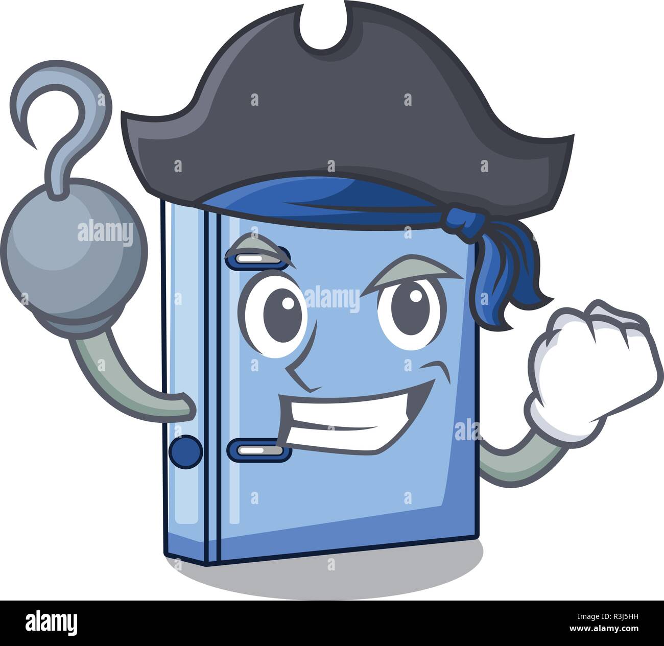 Pirate office binder with on metal cartoon Stock Vector Image & Art - Alamy