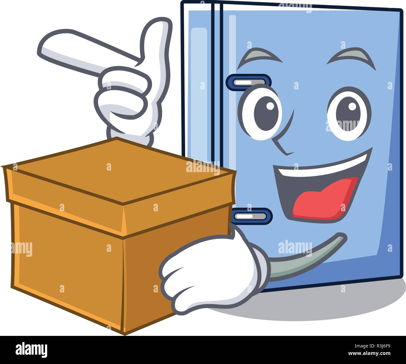 Box binder Stock Vector Images - Alamy