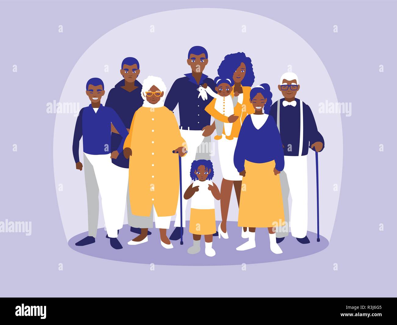 Black Family Characters