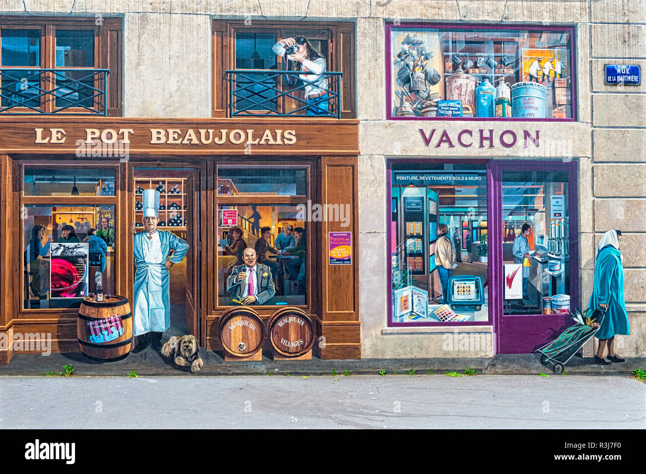 La fresque des lyonnais hi-res stock photography and images - Alamy