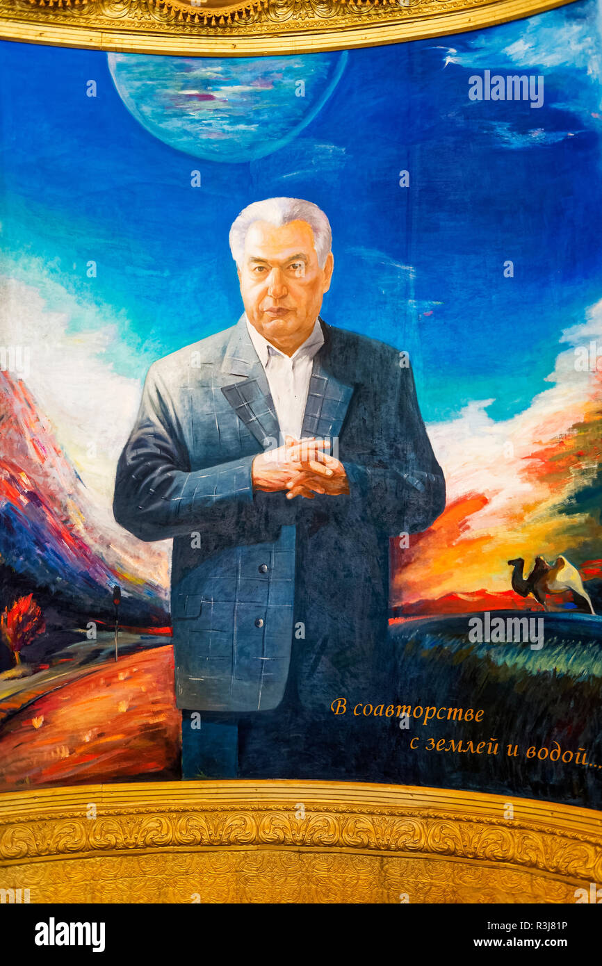 Chinghiz Aitmatov memorial, writer, Cultural center Ruh Ordo, Cholpon ...