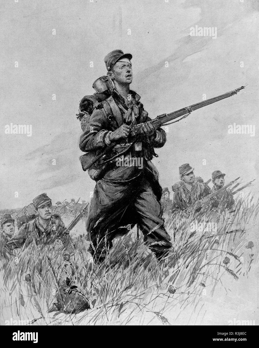 Five french soldiers hi-res stock photography and images - Alamy