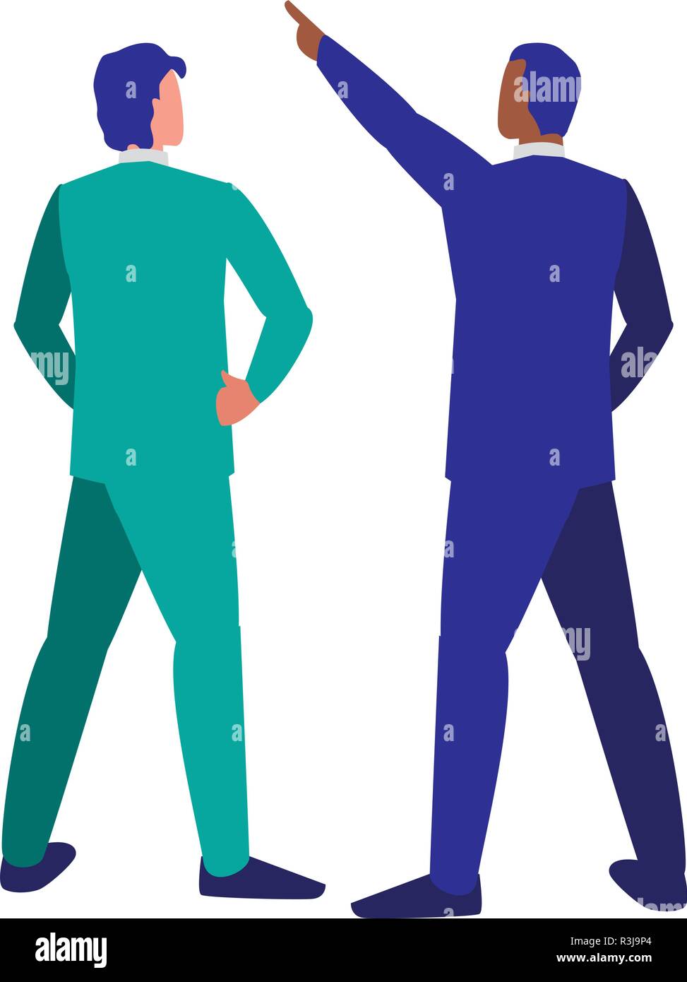 Businessmen with suit design, Management corporate occupation and job ...