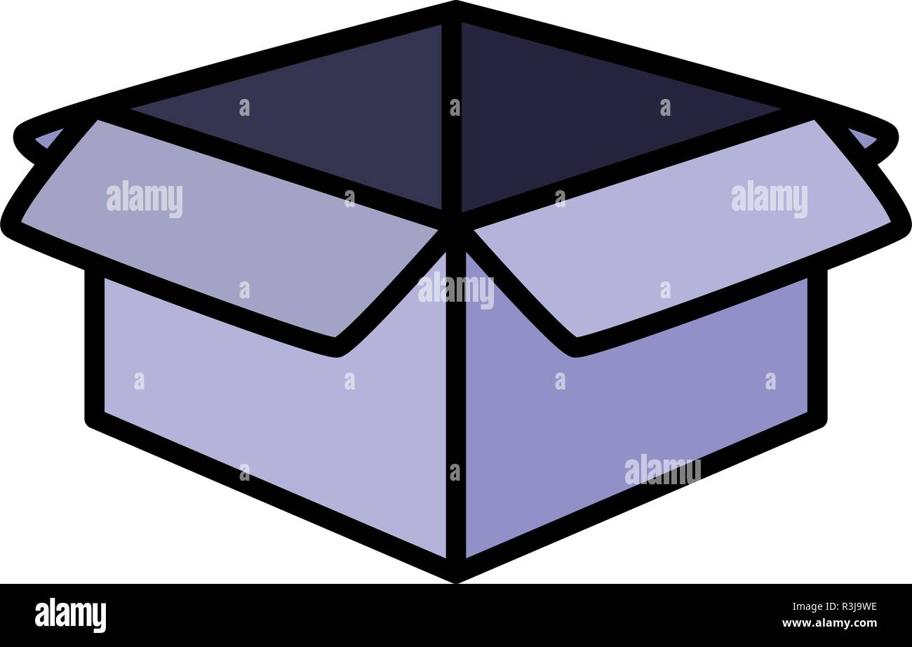 box icon over white background, vector illustration Stock Vector Image ...