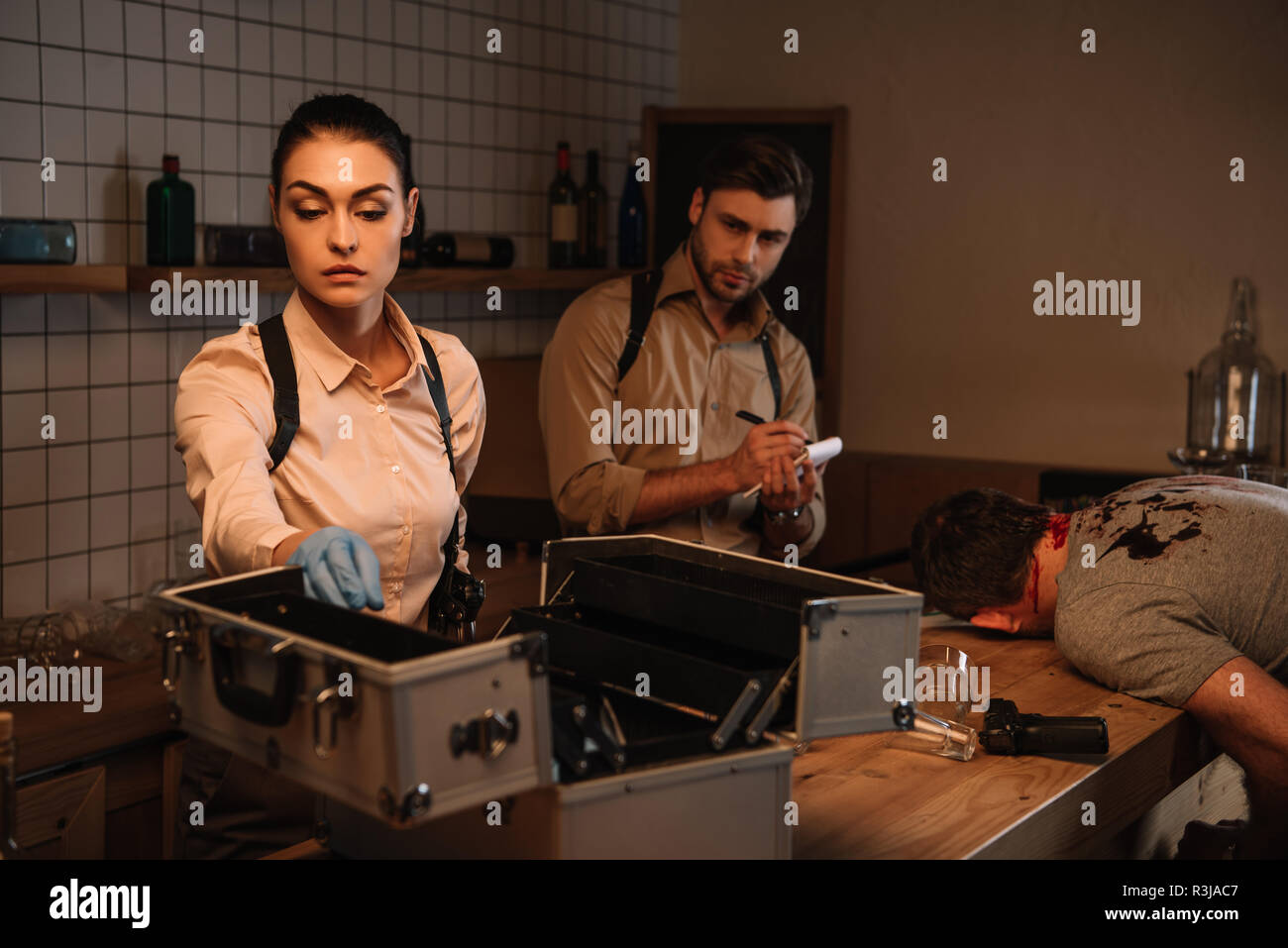 Evidence collection hi-res stock photography and images - Alamy