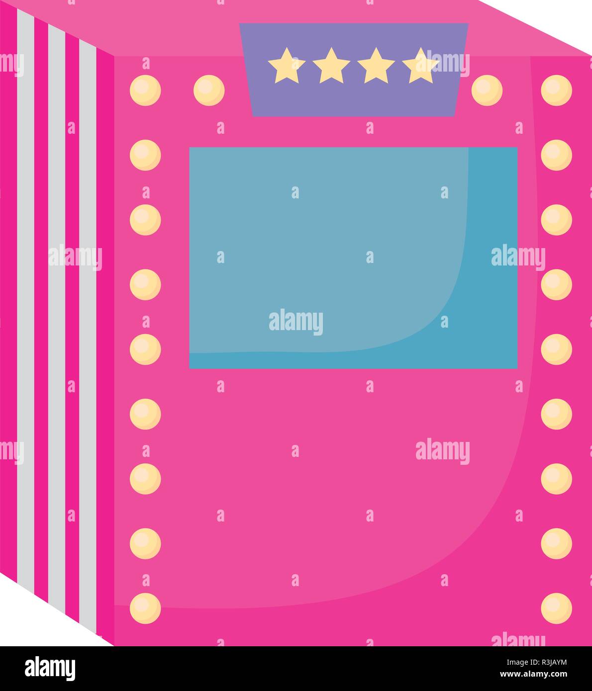 ticket machine over white background, vector illustration Stock Vector ...