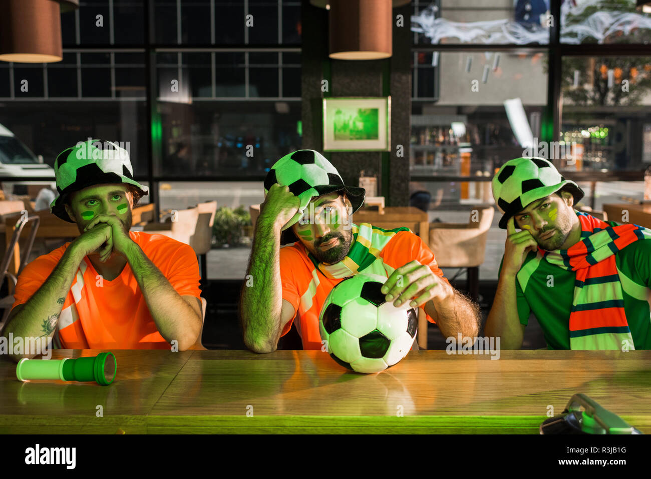 Sad soccer fans hi-res stock photography and images - Alamy