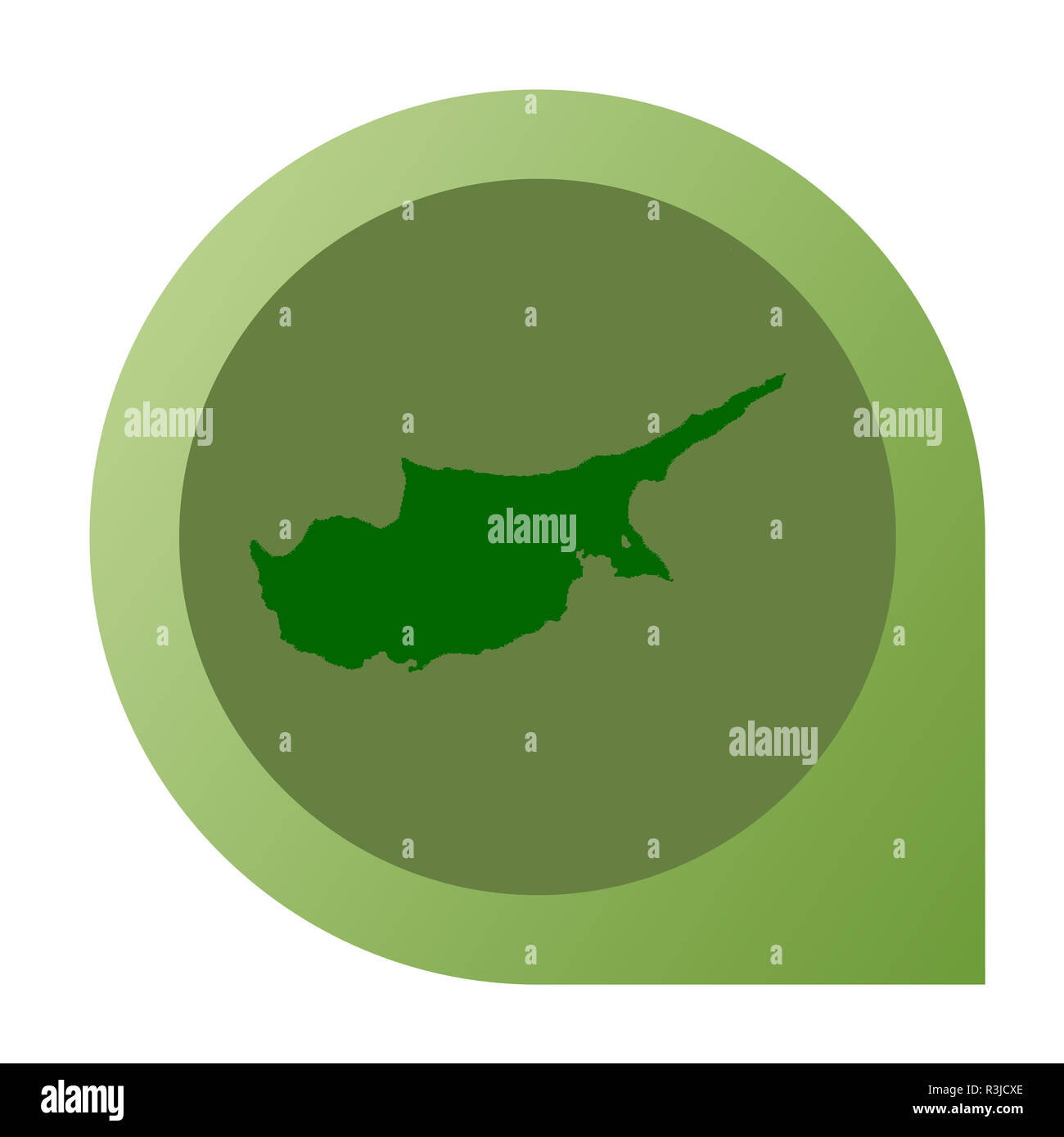 Cyprus europe map Cut Out Stock Images & Pictures - Alamy