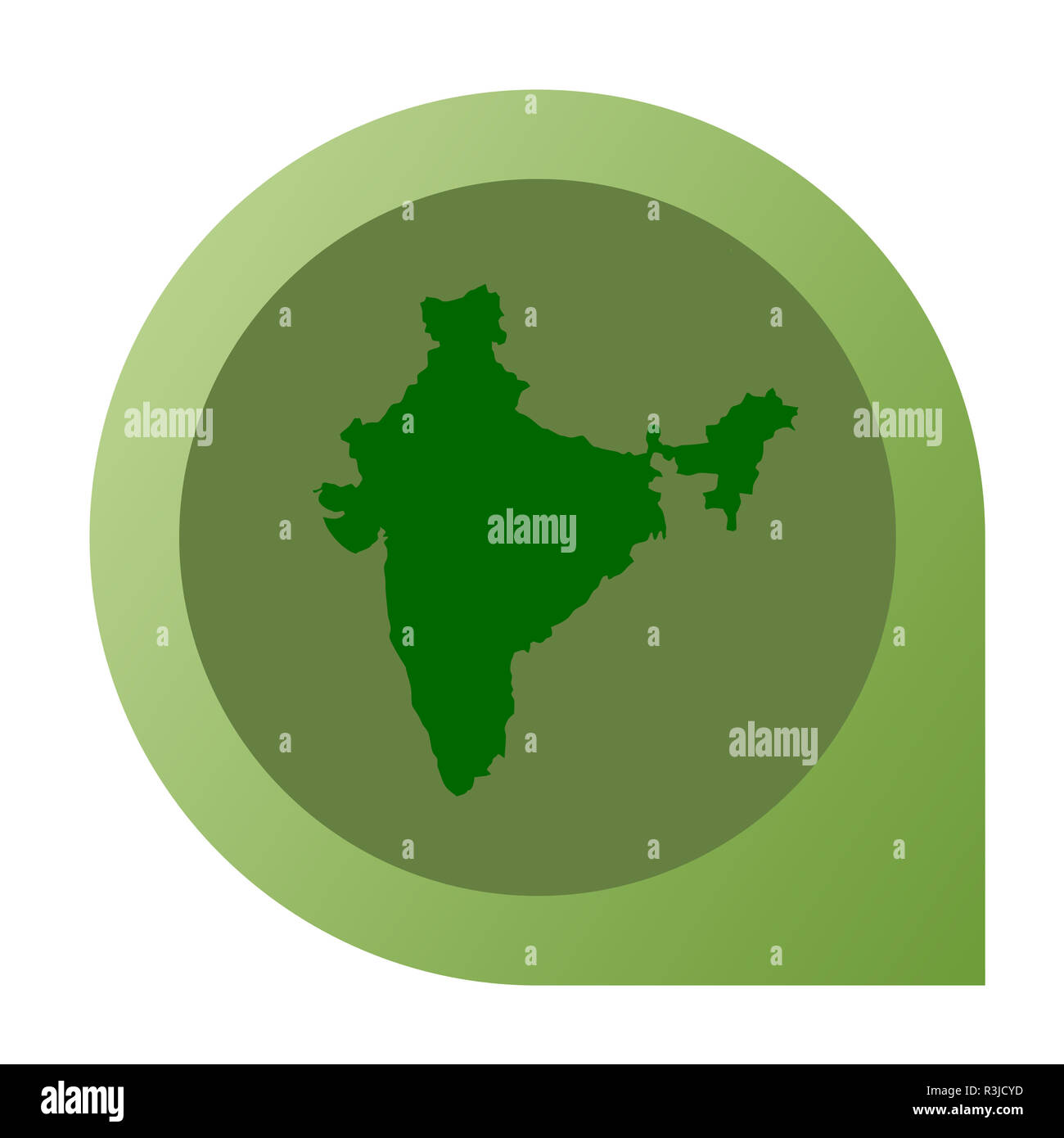 India map pin Cut Out Stock Images & Pictures - Alamy