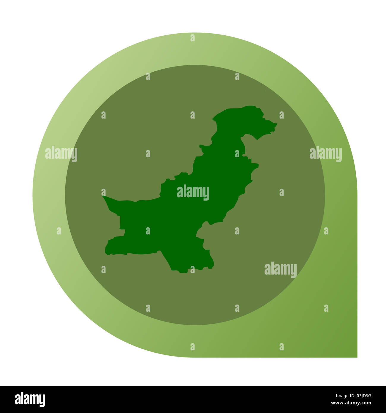 Map pakistan pin hi-res stock photography and images - Alamy