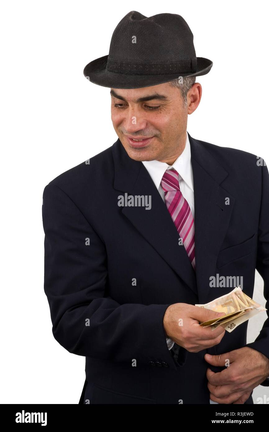Al capone hat hi-res stock photography and images - Alamy
