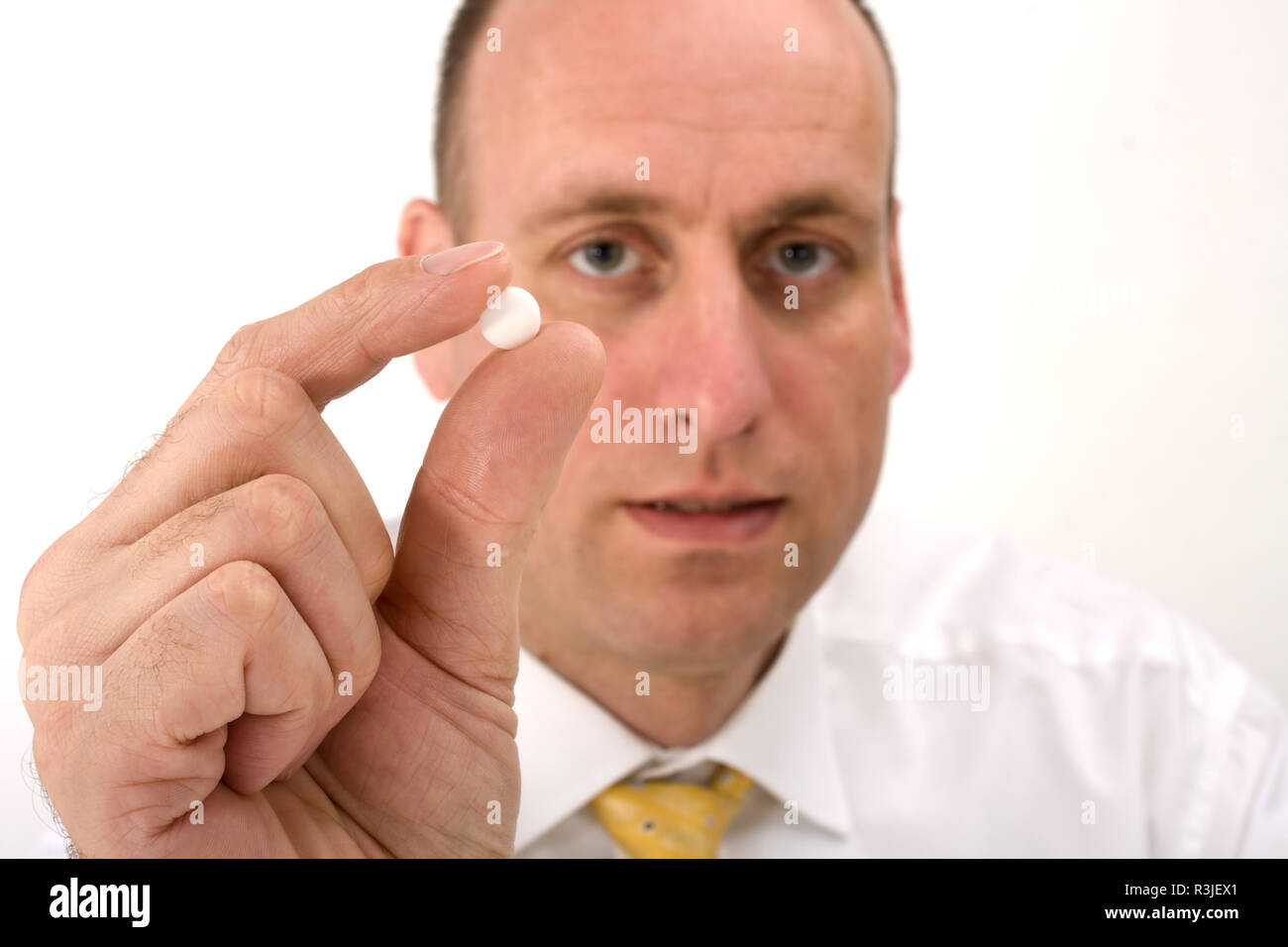 businessman taking a tablet Stock Photo - Alamy