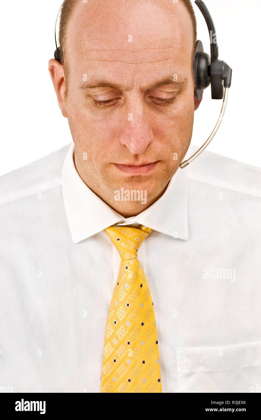 call center agent Stock Photo - Alamy