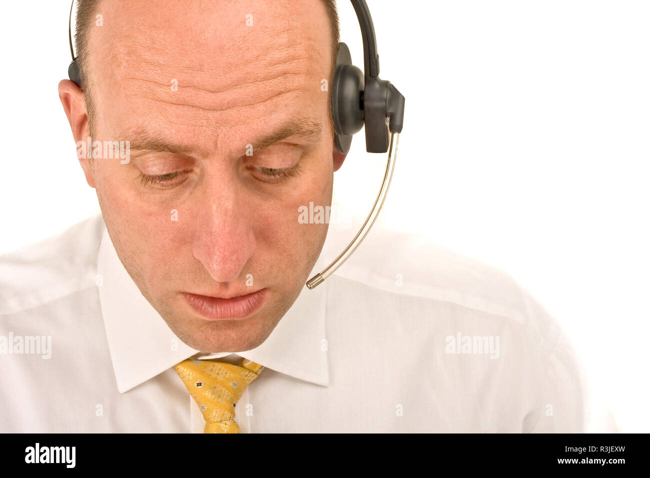 call center agent Stock Photo - Alamy