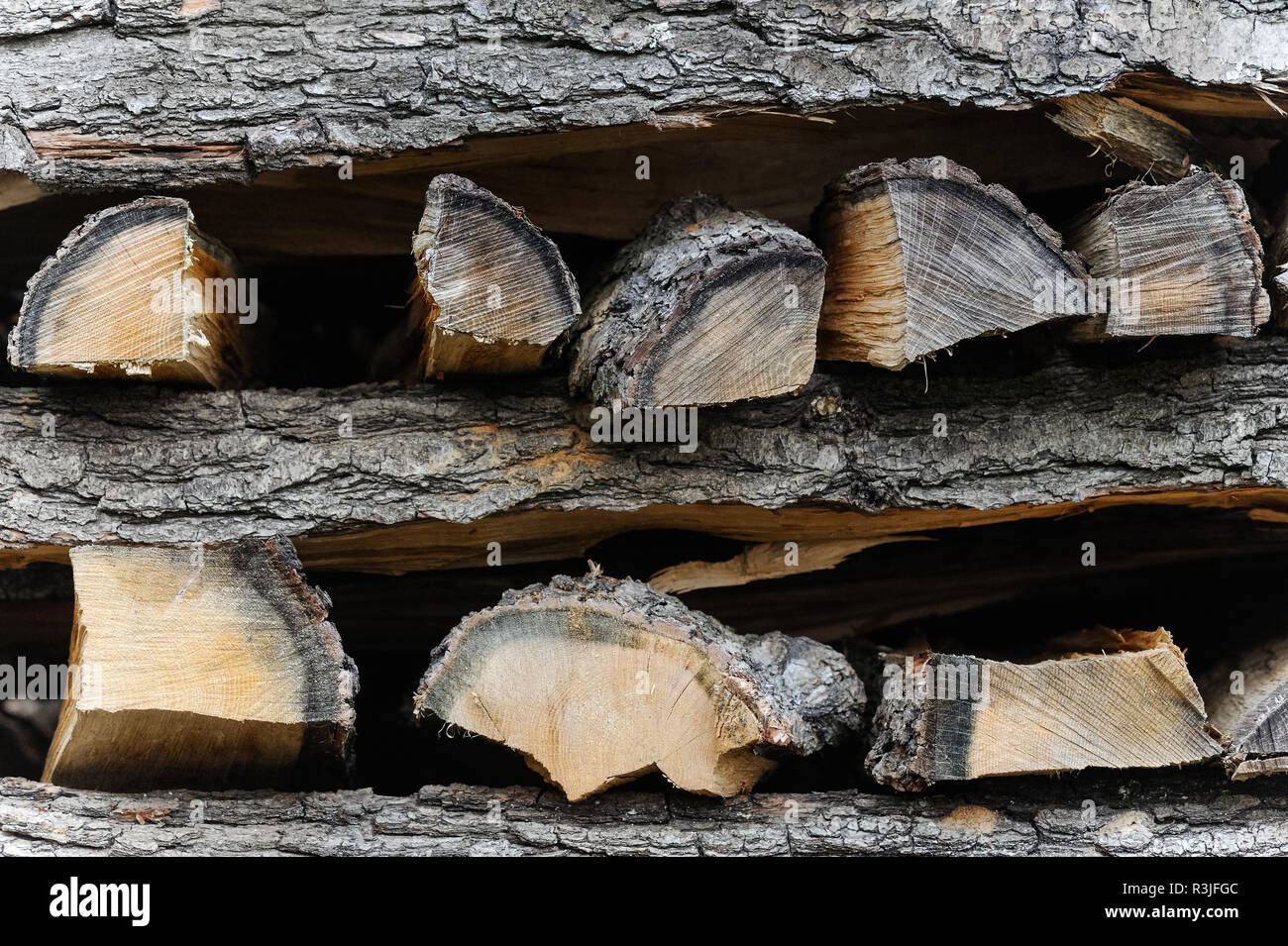 stack of firewood Stock Photo - Alamy