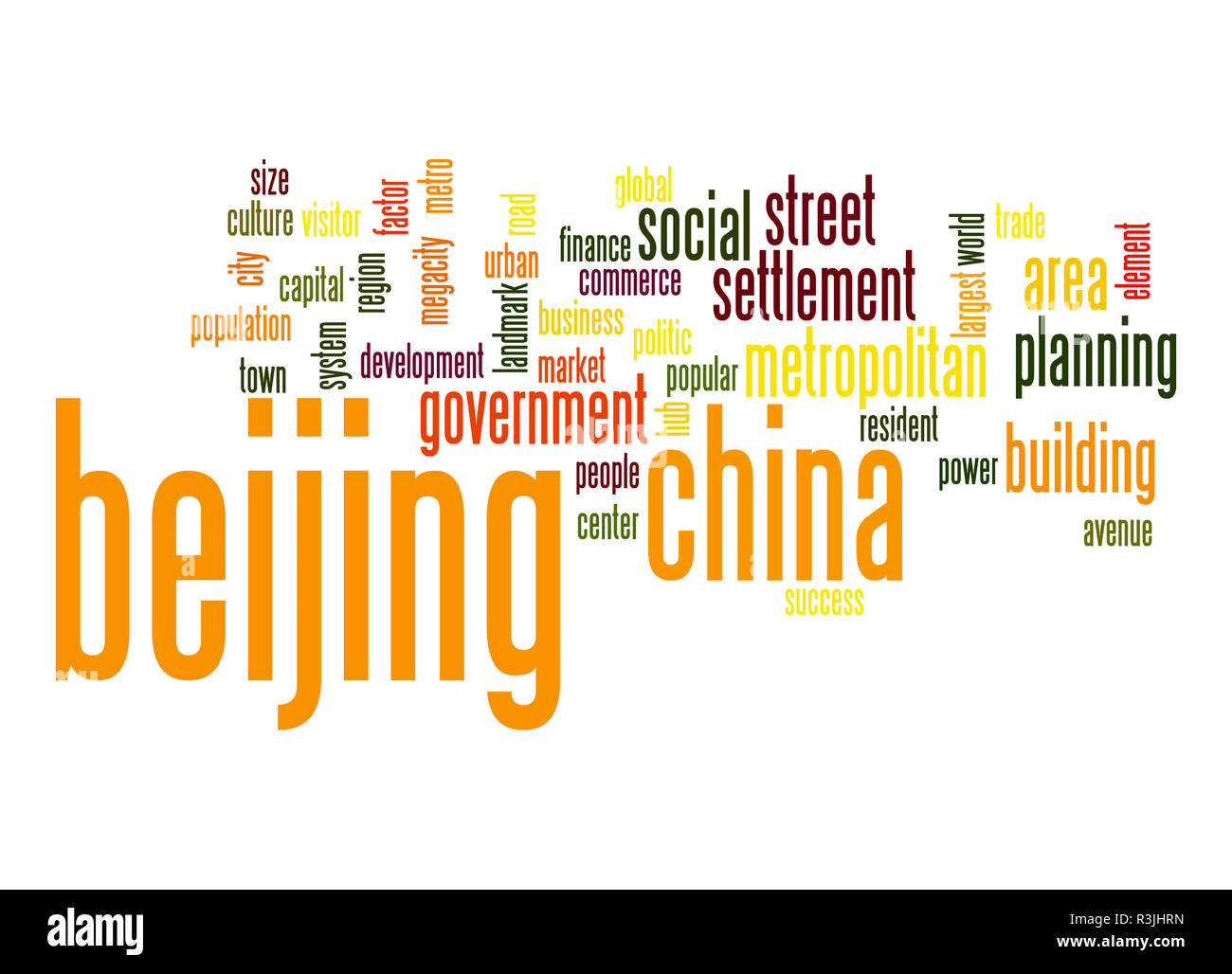 Beijing building project Cut Out Stock Images & Pictures - Alamy
