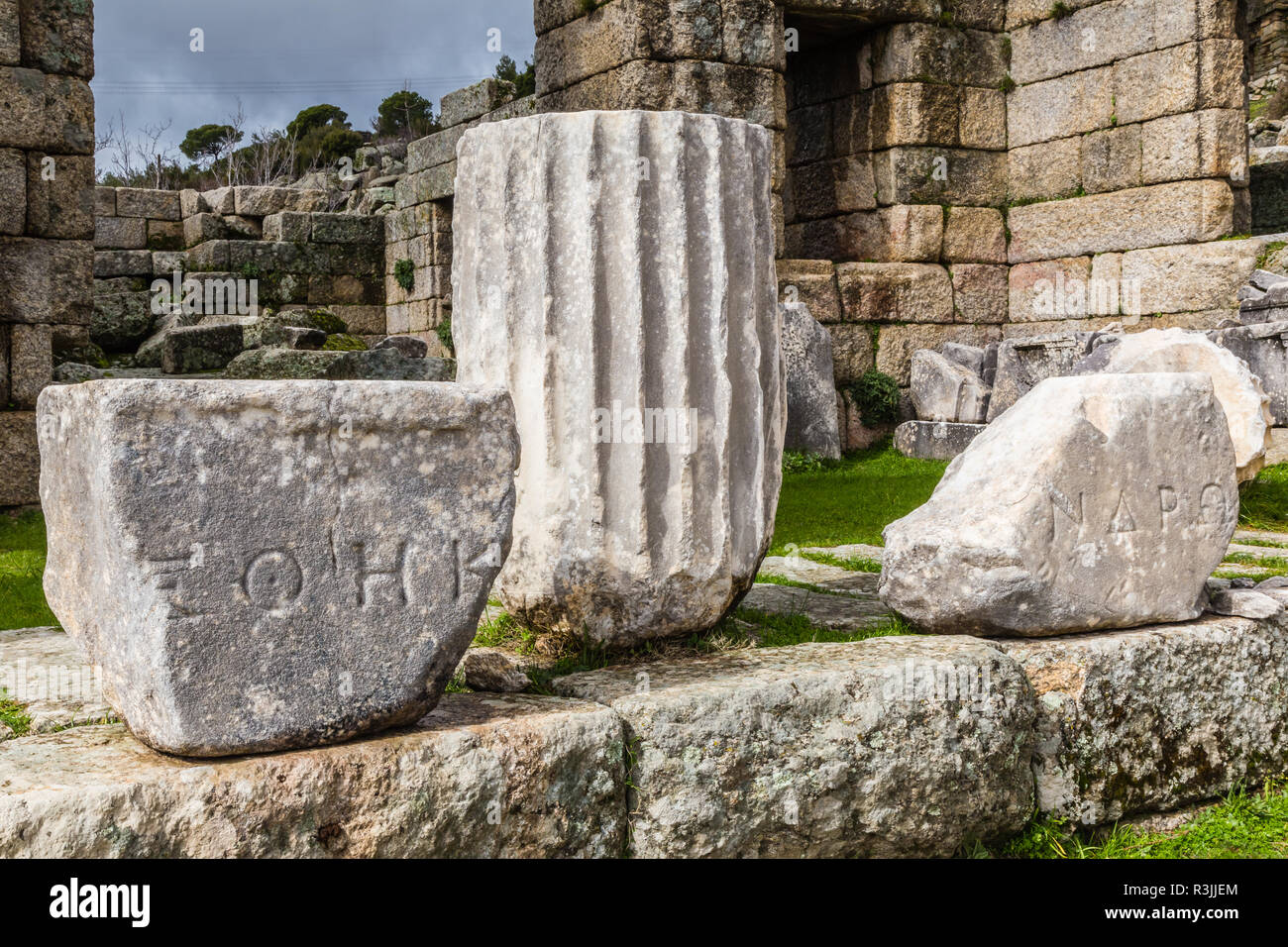 Ortaköy, Muğla Province, Turkey, February 23, 2013: Labranda ...