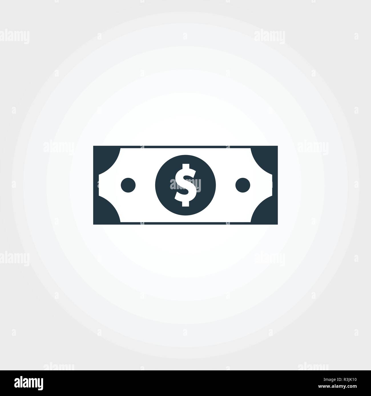 Money Note icon. Monochrome design style from money collection. For UX ...
