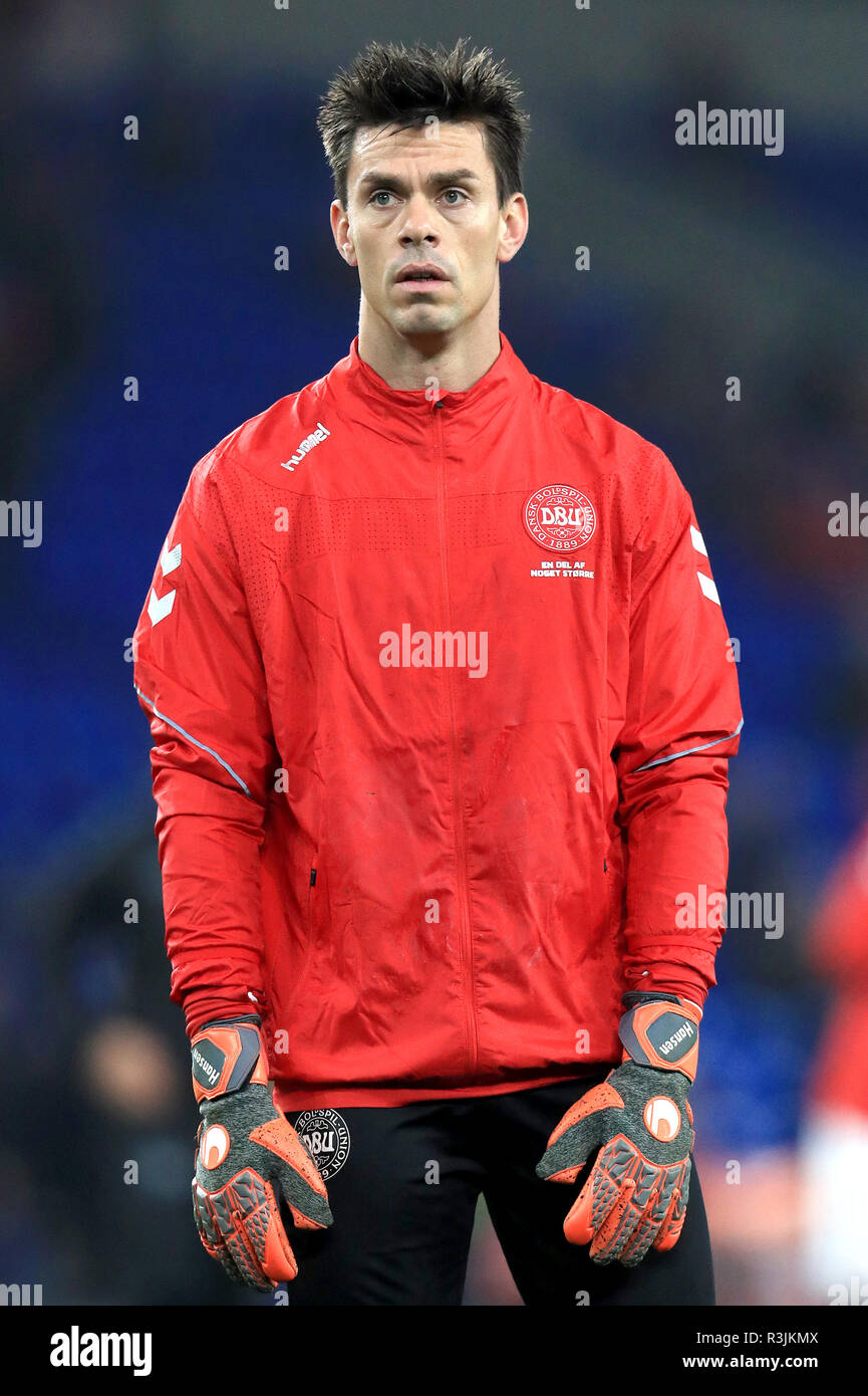 Denmark's goalkeeper Jesper Hansen Stock Photo - Alamy