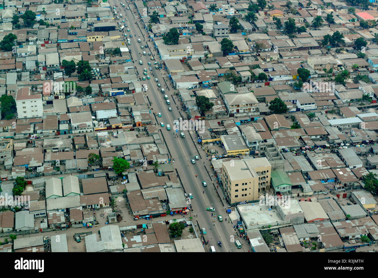 Aerial vide of Brazzaville. Republic of the Congo Stock Photo - Alamy