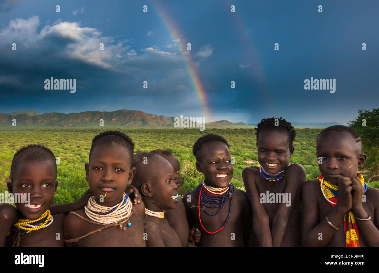 Karo children hi-res stock photography and images - Alamy