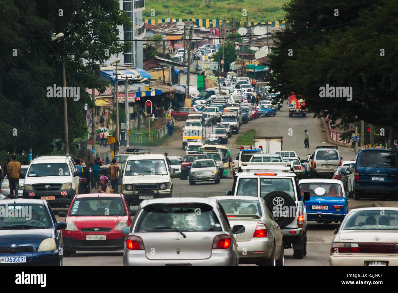 Addis ababa ethiopia traffic hi-res stock photography and images - Alamy