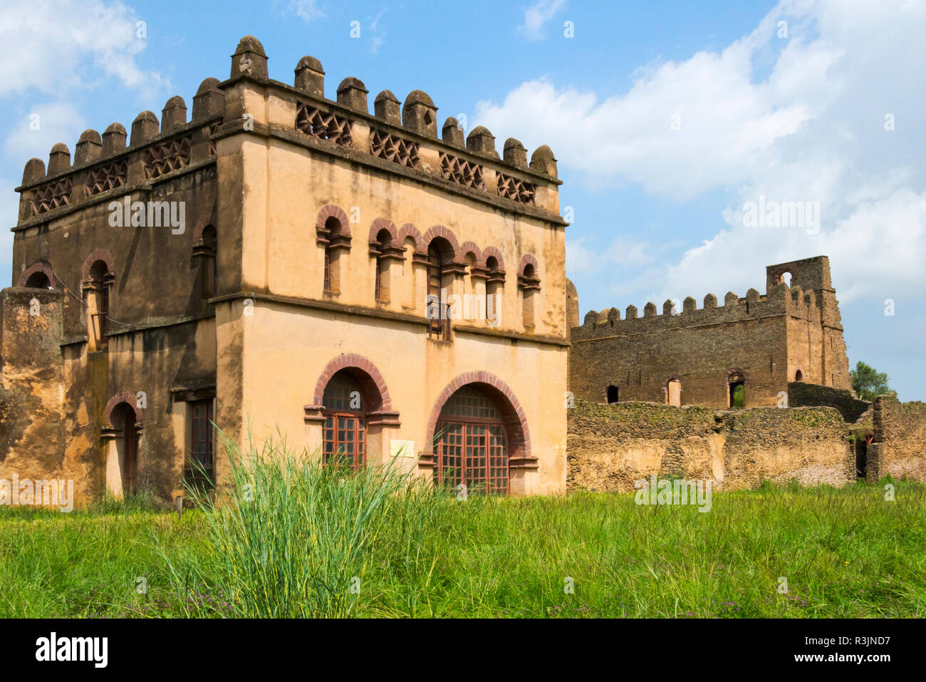 Fasil Compound and Bath in the fortress-city of Fasil Ghebbi (founded ...