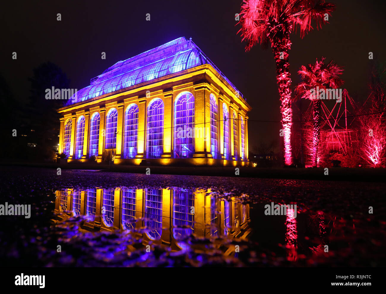 The Temperate Palm House at the Royal Botanic Garden Edinburgh is ...