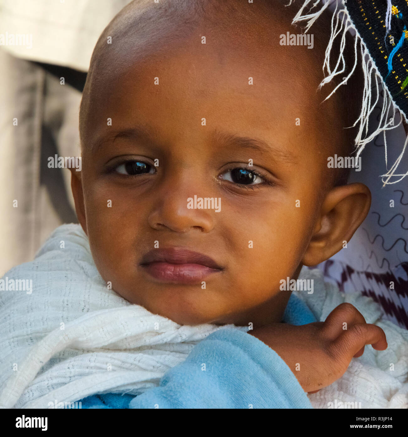 Pilgrims celebrating Meskel Festival, Lalibela, Ethiopia Stock Photo ...
