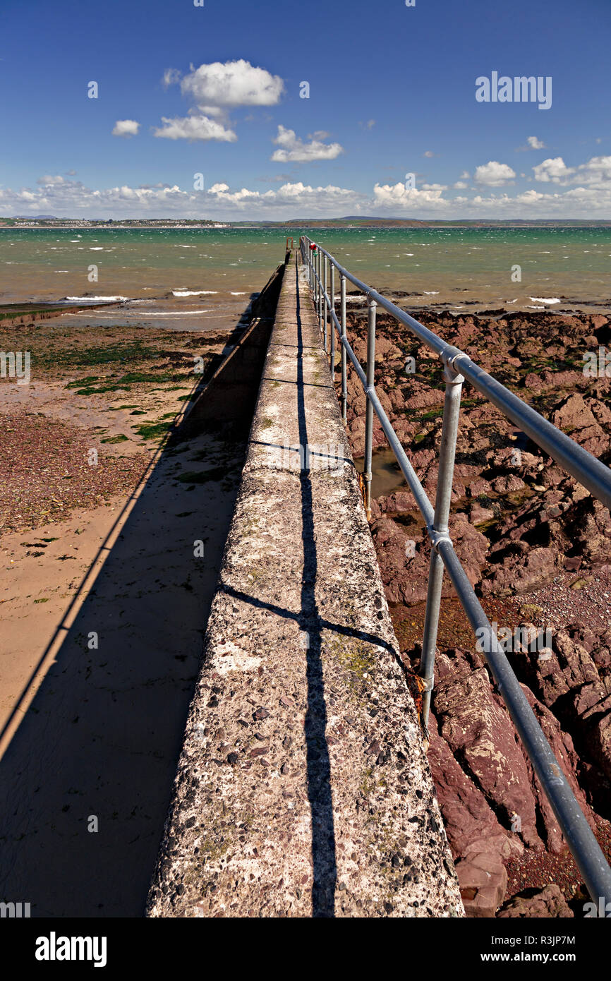Concrete jetty at Youghal, County cork, Ireland Stock Photo - Alamy