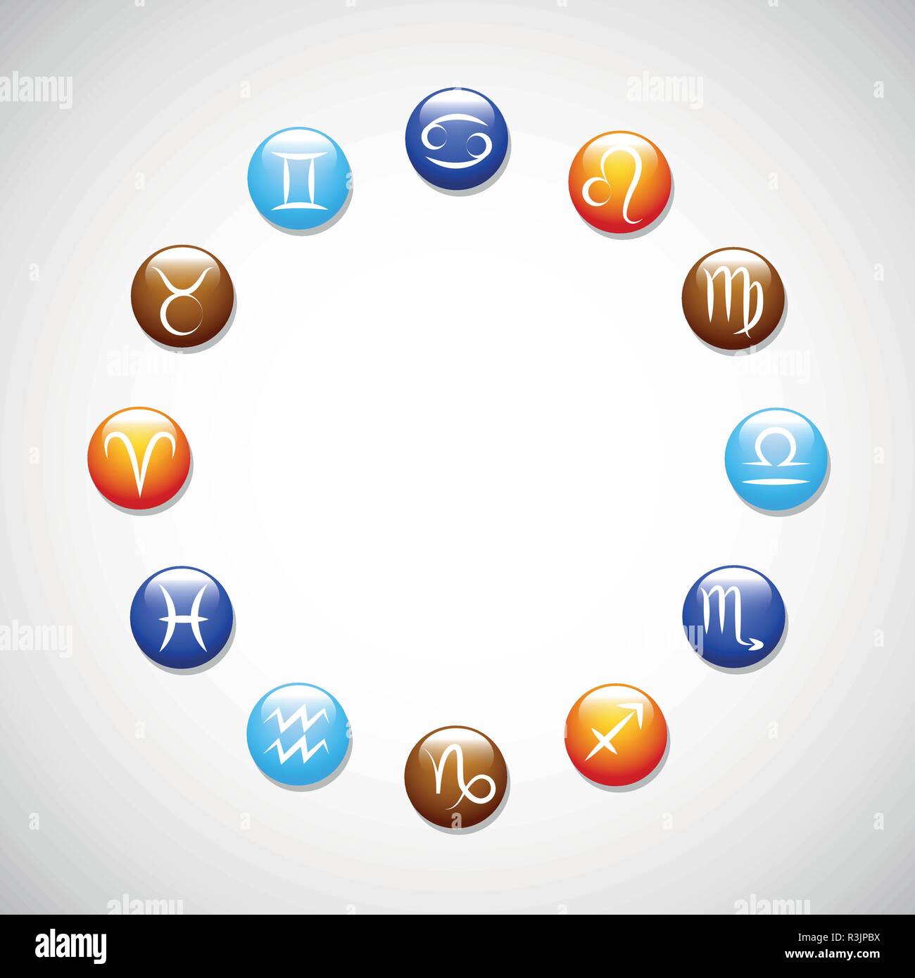 Aries zodiac sign flat Stock Vector Images - Alamy