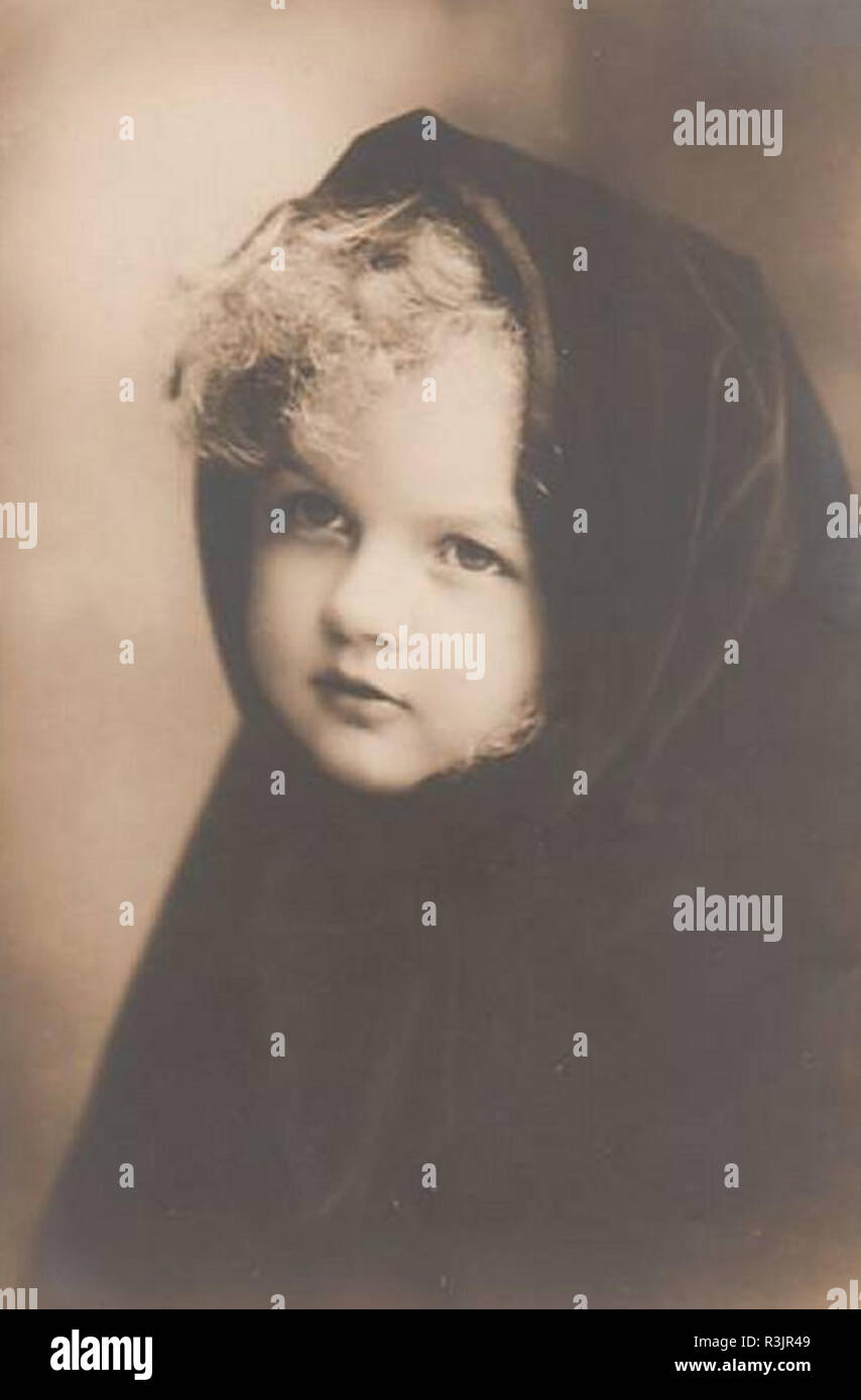 vintage image of a victorian child Stock Photo - Alamy