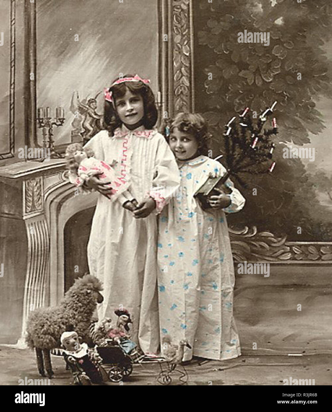 vintage image of a victorian child Stock Photo - Alamy