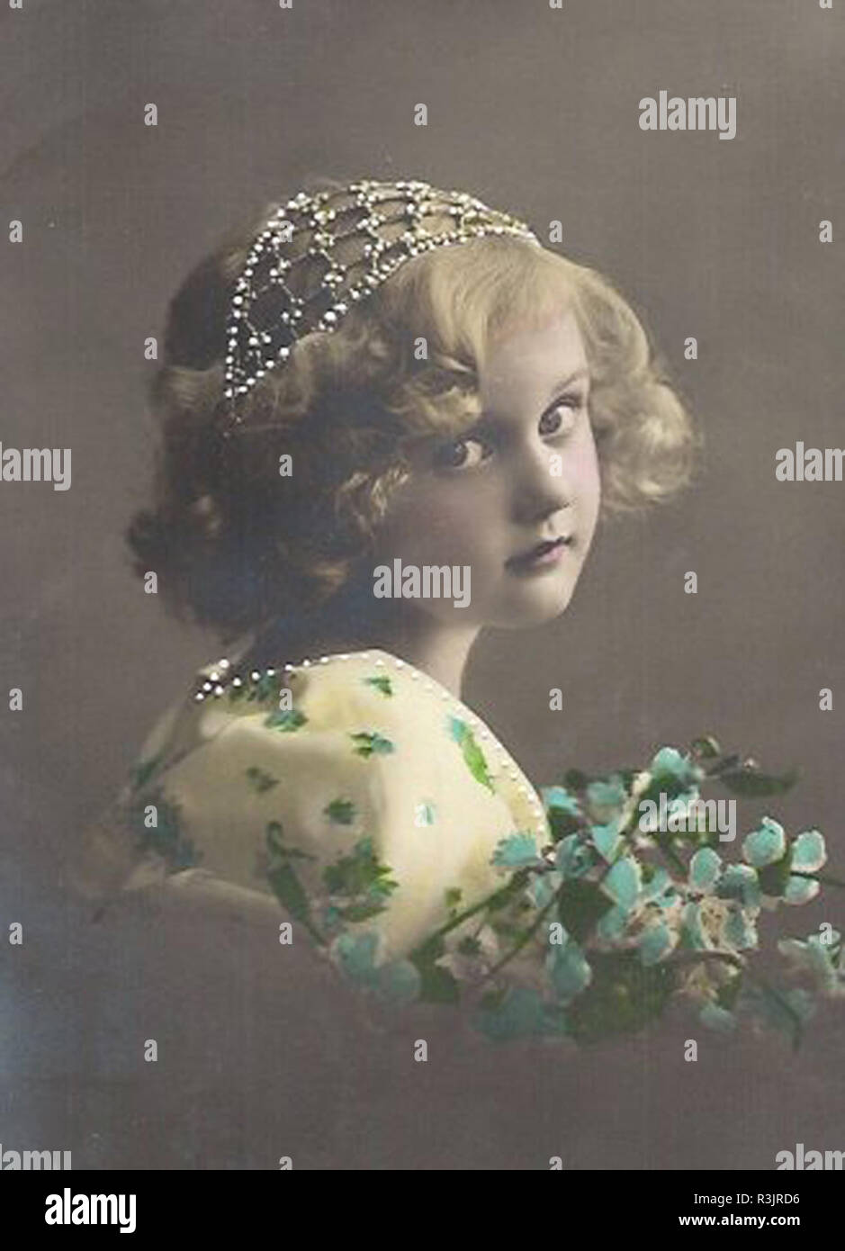 vintage image of a victorian child Stock Photo - Alamy