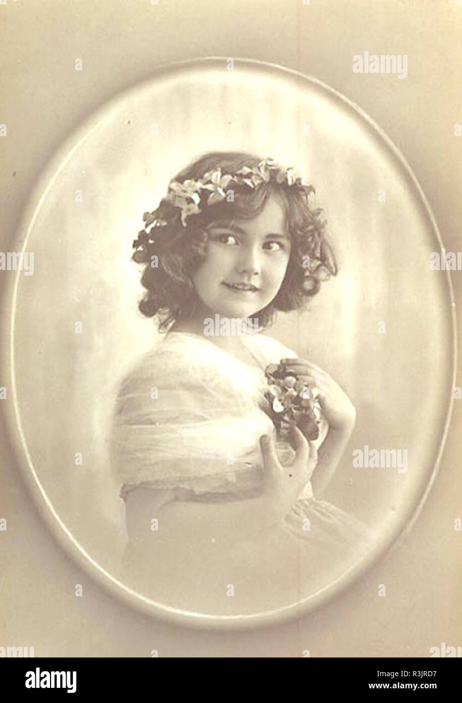 vintage image of a victorian child Stock Photo - Alamy