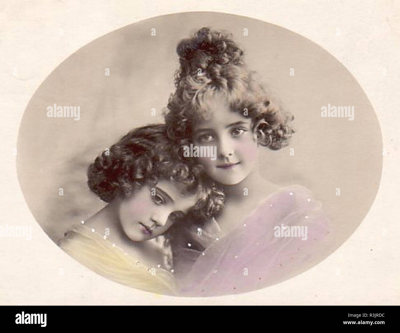 vintage image of a victorian child Stock Photo - Alamy