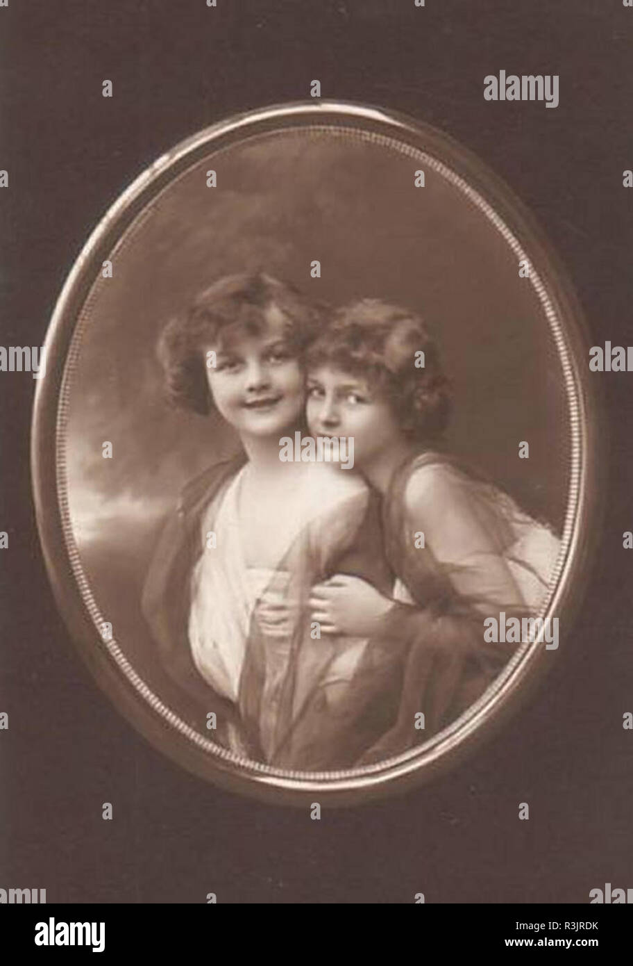 vintage image of a victorian child Stock Photo - Alamy